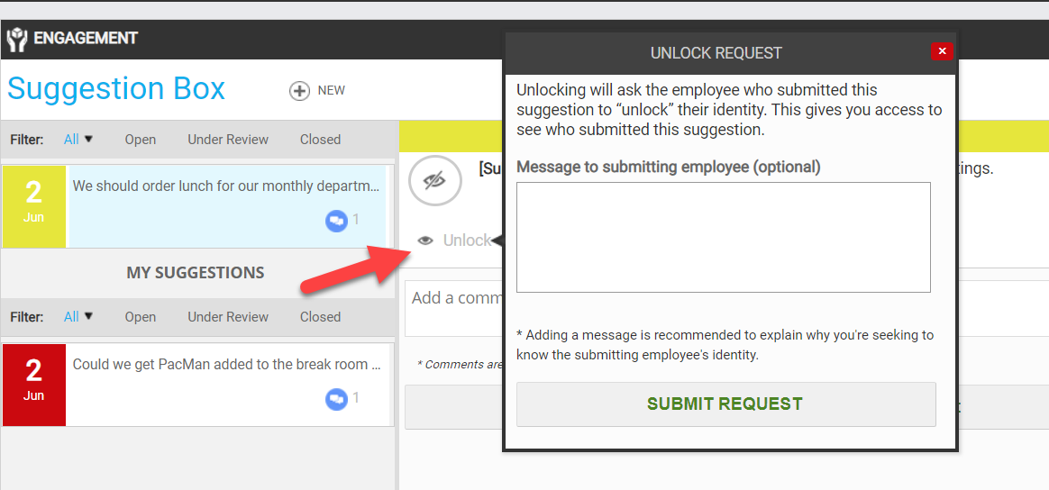 Suggestion Box Review